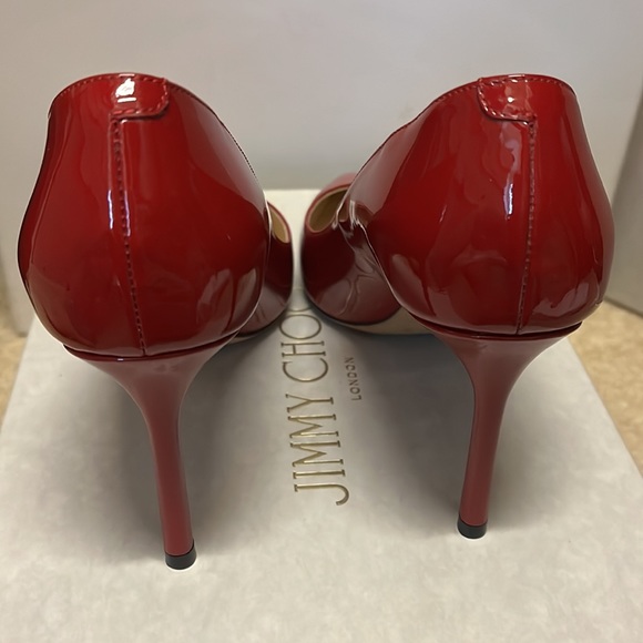Jimmy Choo | Shoes | Jimmy Choo High Heel Romy 85 365 Red Brand New ...